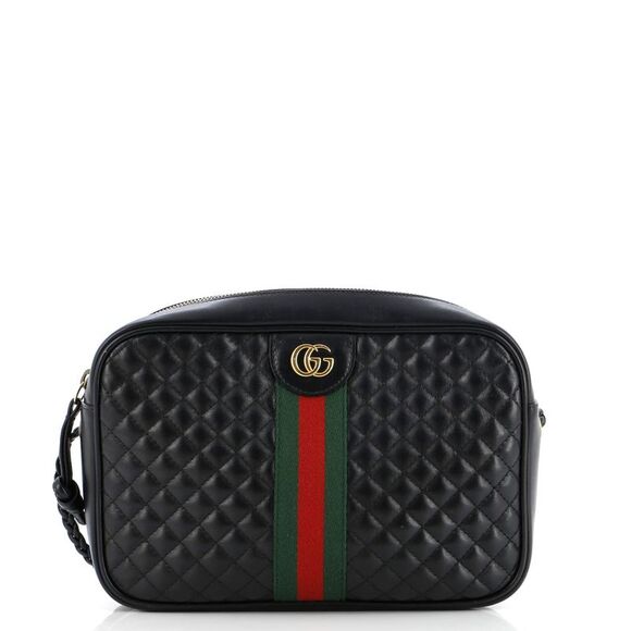Gucci | Bags | Gucci Trapuntata Camera Bag Quilted Leather Small Black ...